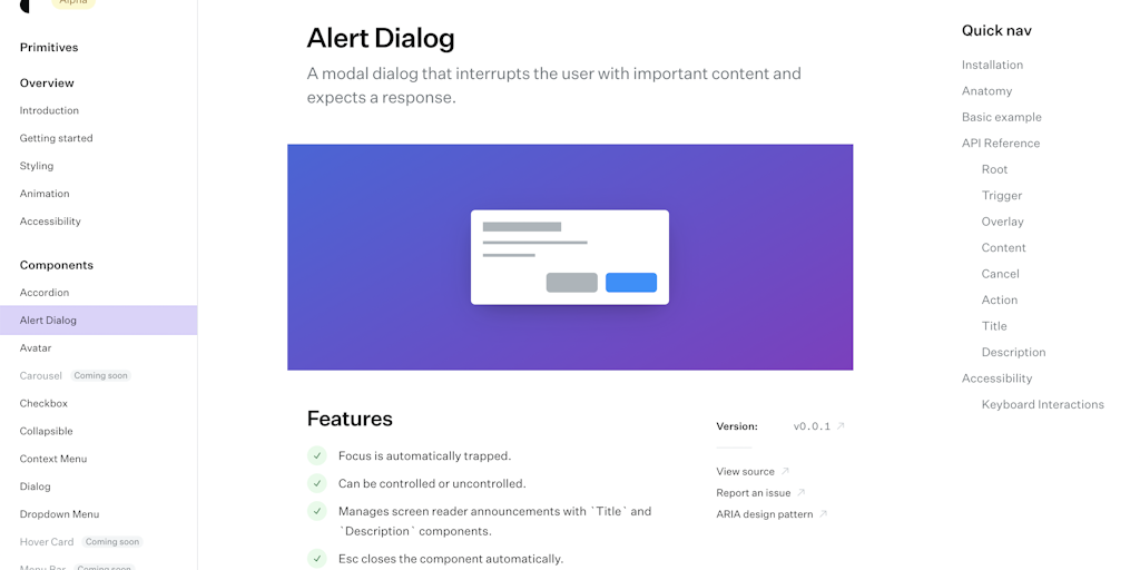 Radix UI - Open-source UI components for building accessible web apps ... Radix UI - Open-source UI components for building accessible web apps ...