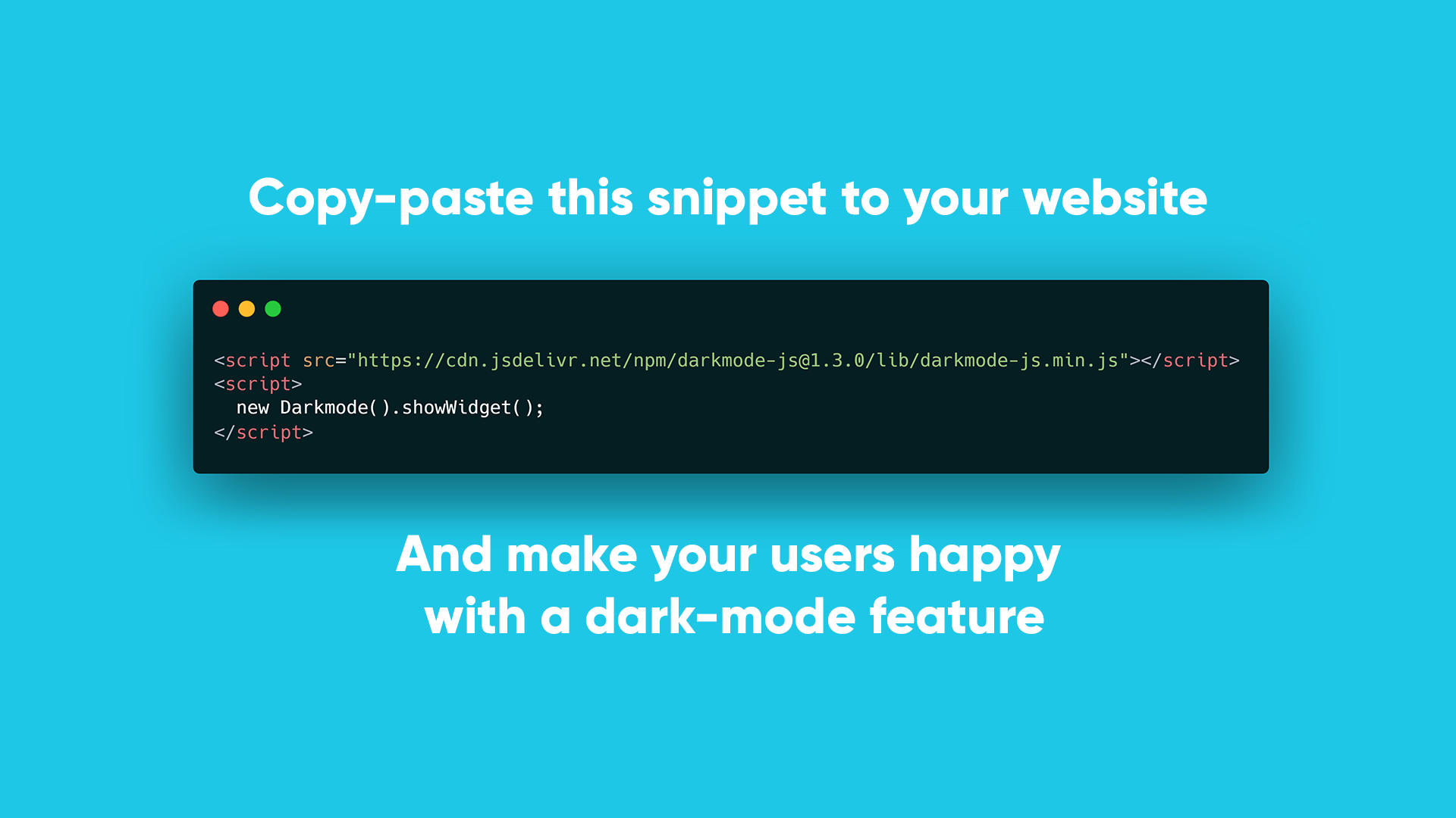 Darkmode Widget - Add a dark-mode to your website in a few seconds 🌓 ...