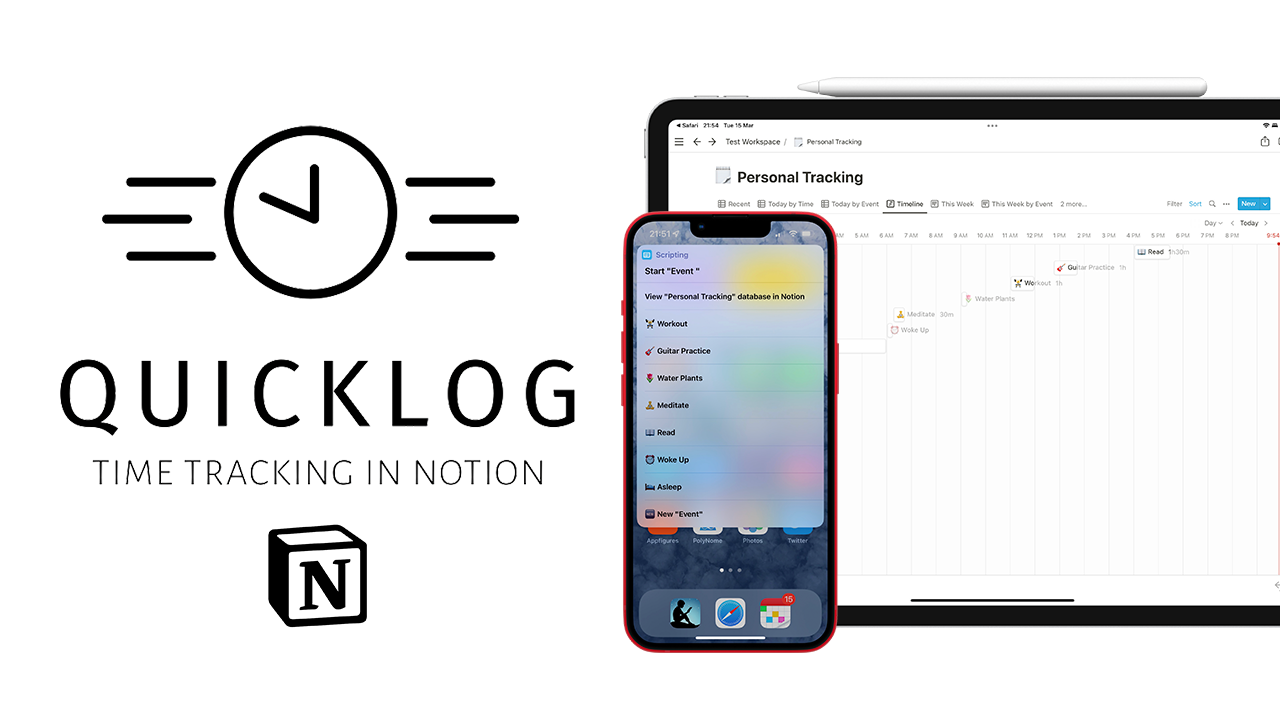 QuickLog: Time & event tracking for Notion | Product Hunt