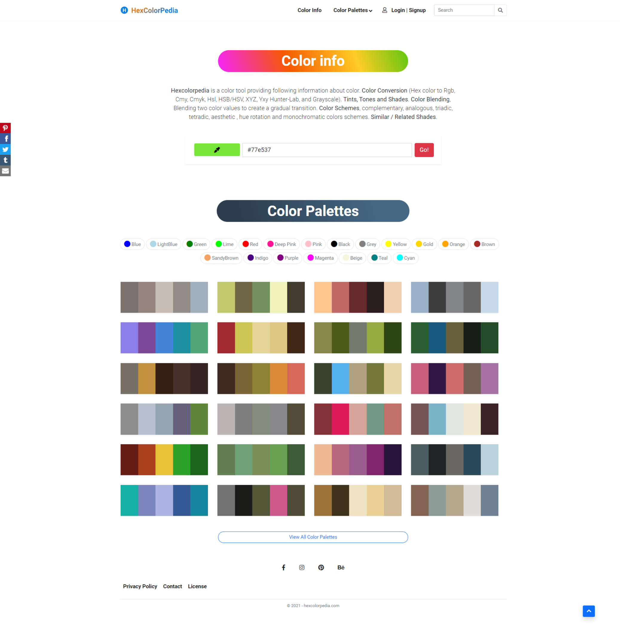 Hexcolorpedia: Color info and color palettes | Product Hunt