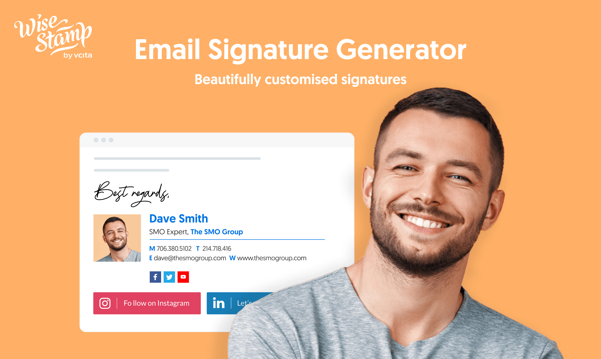WiseStamp: Powerful dynamic and centrally managed email signatures ...