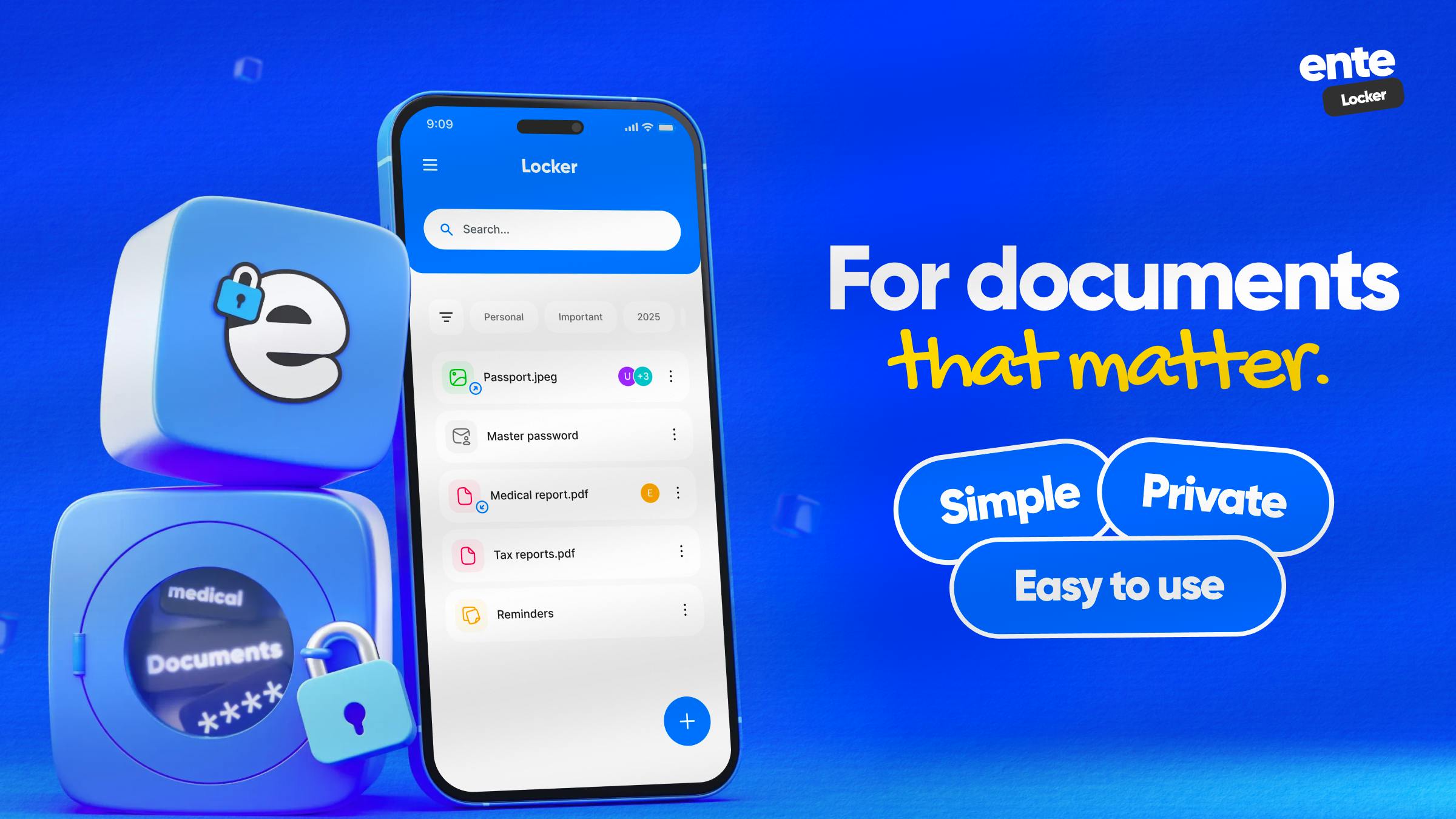 Ente Locker: Shared vault for your most important documents | Product Hunt