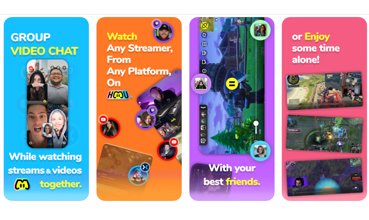 HMU: Group video chat with friends & watch your favorite streams ...