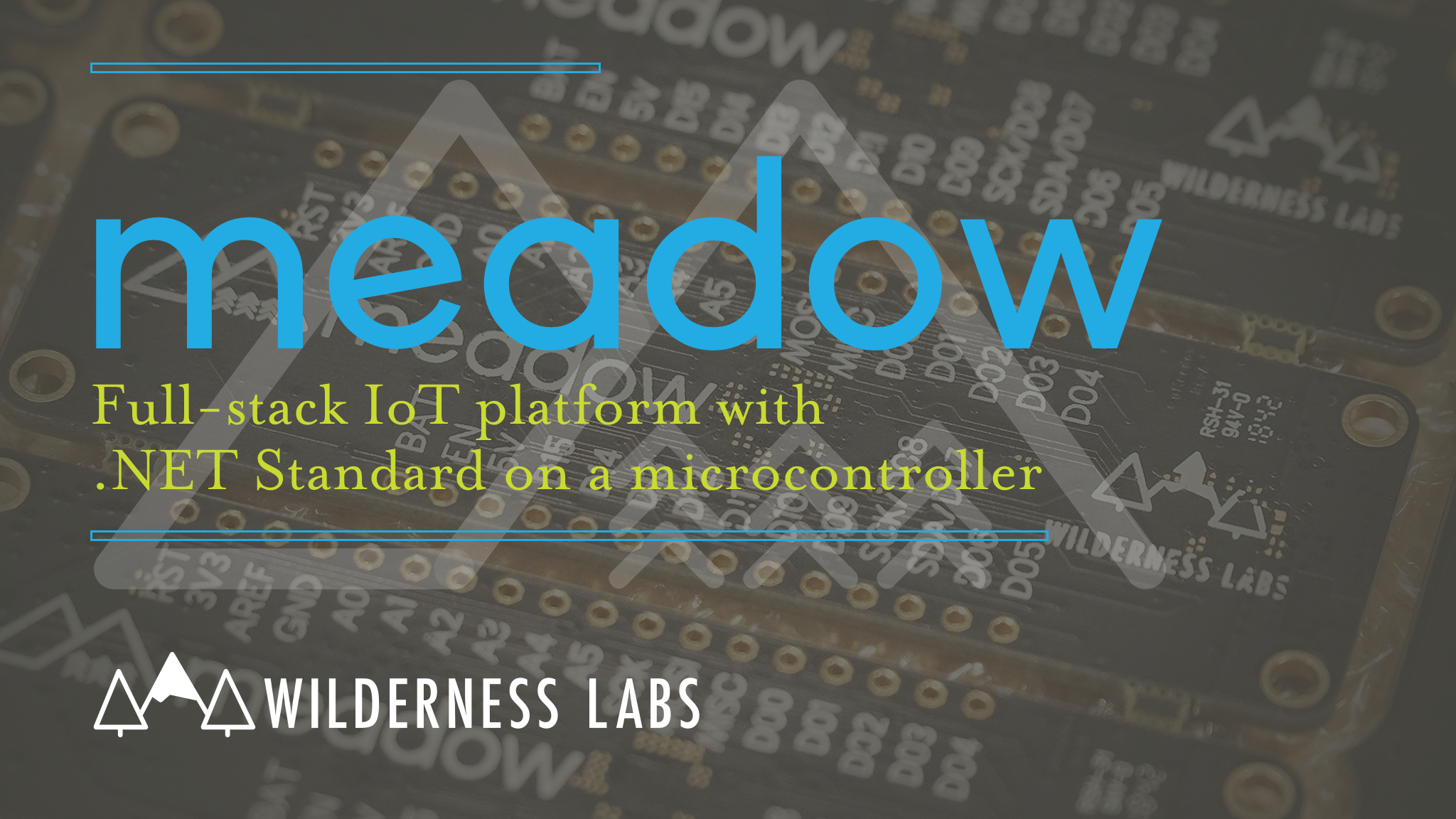 Meadow: Full-stack .NET Standard IoT platform. - Product Information ...